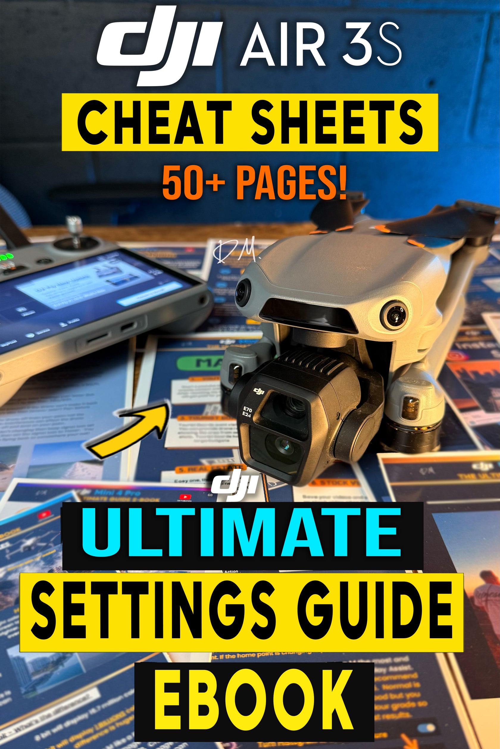 DJI Drone Cheat Sheets - FLY APP SETTINGS – DMProVisuals