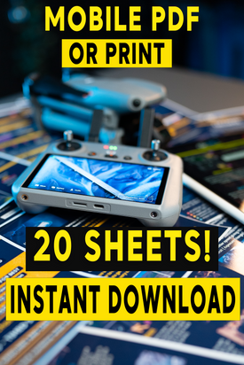 DJI Air 3 CHEAT SHEETS - FLY APP SETTINGS – DMProVisuals