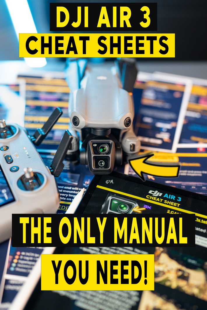 DJI Air 3 CHEAT SHEETS - FLY APP SETTINGS – DMProVisuals