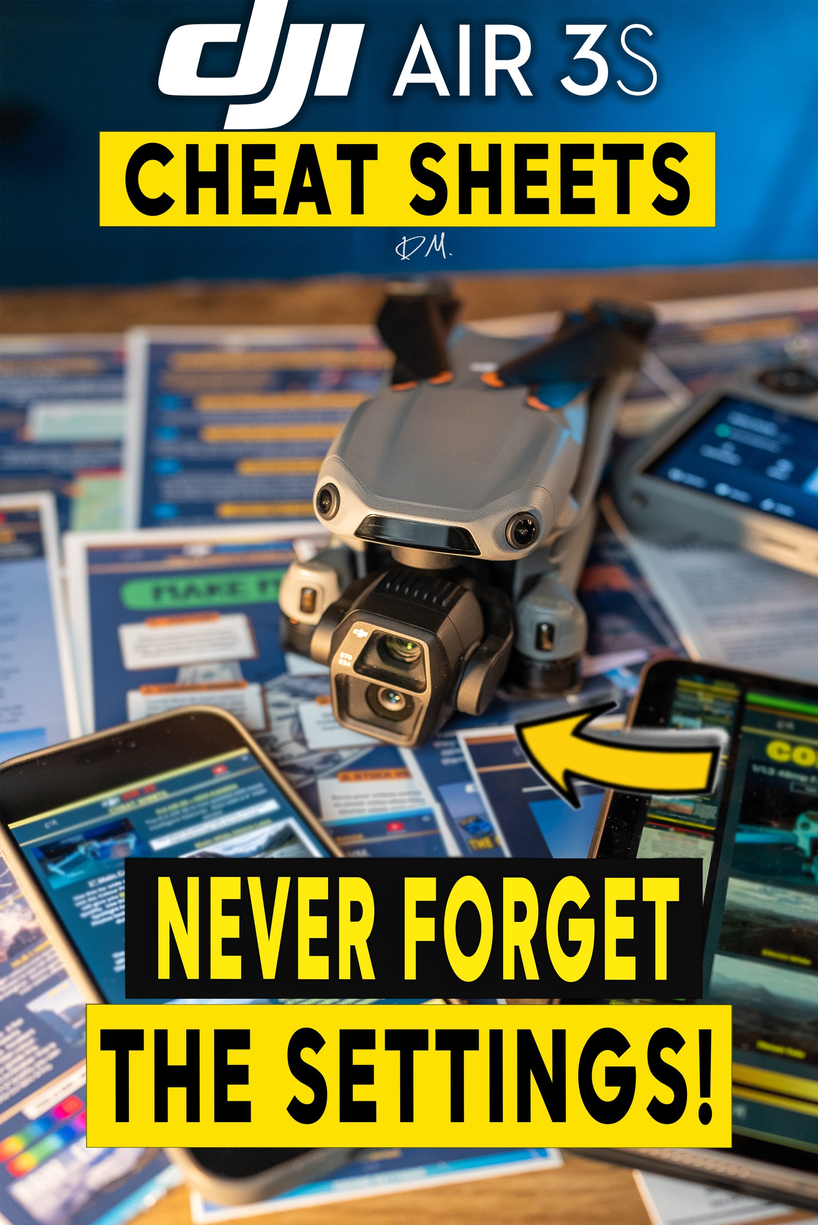 DJI Drone Cheat Sheets - FLY APP SETTINGS – DMProVisuals