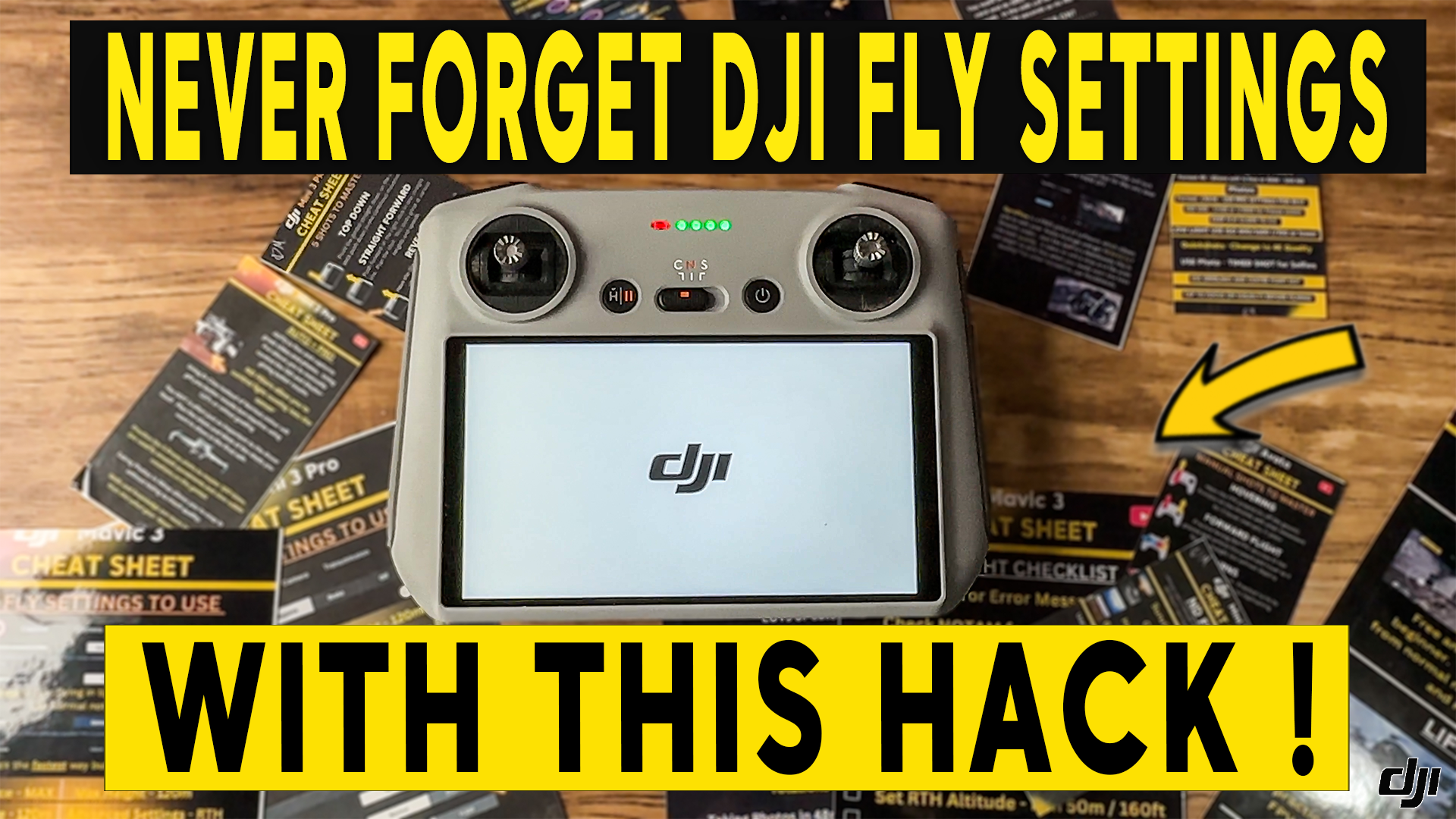 DJI Mini 4 Pro CHEAT SHEETS - FLY APP SETTINGS (digital) – DMProVisuals