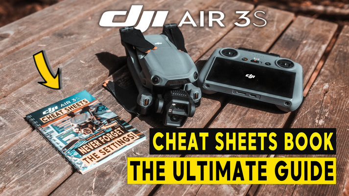 DJI AIR 3S ULTIMATE CHEAT SHEET SETTINGS BOOK – DMProVisuals