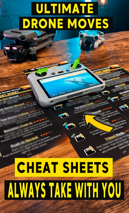 DJI CHEAT SHEETS - ULTIMATE DRONE MOVES – DMProVisuals