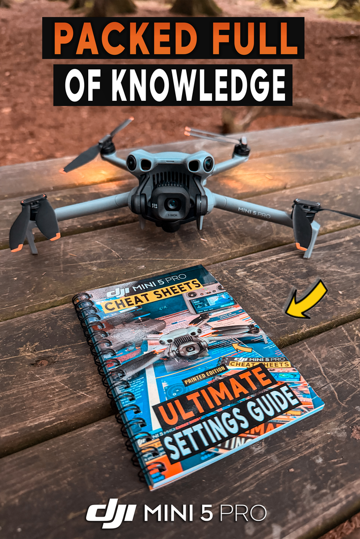 DJI MINI 5 PRO - ULTIMATE CHEAT SHEET SETTINGS BOOK – DMProVisuals