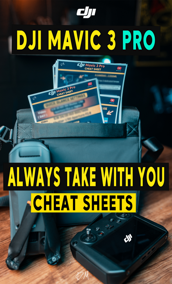 DJI Mavic 3 PRO CHEAT SHEETS - FLY APP SETTINGS – DMProVisuals