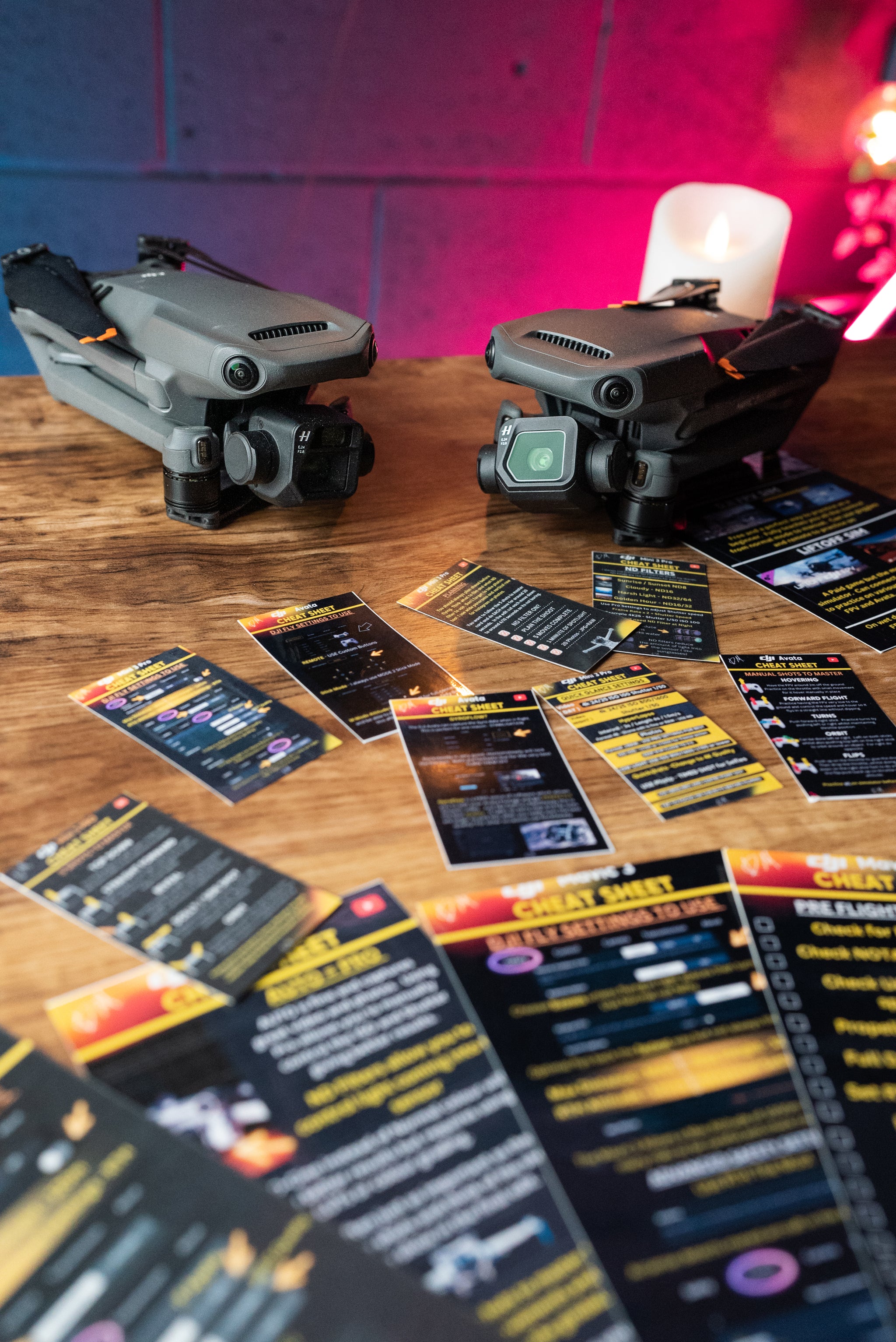 DJI Mavic 3 CHEAT SHEETS - FLY APP Settings – DMProVisuals