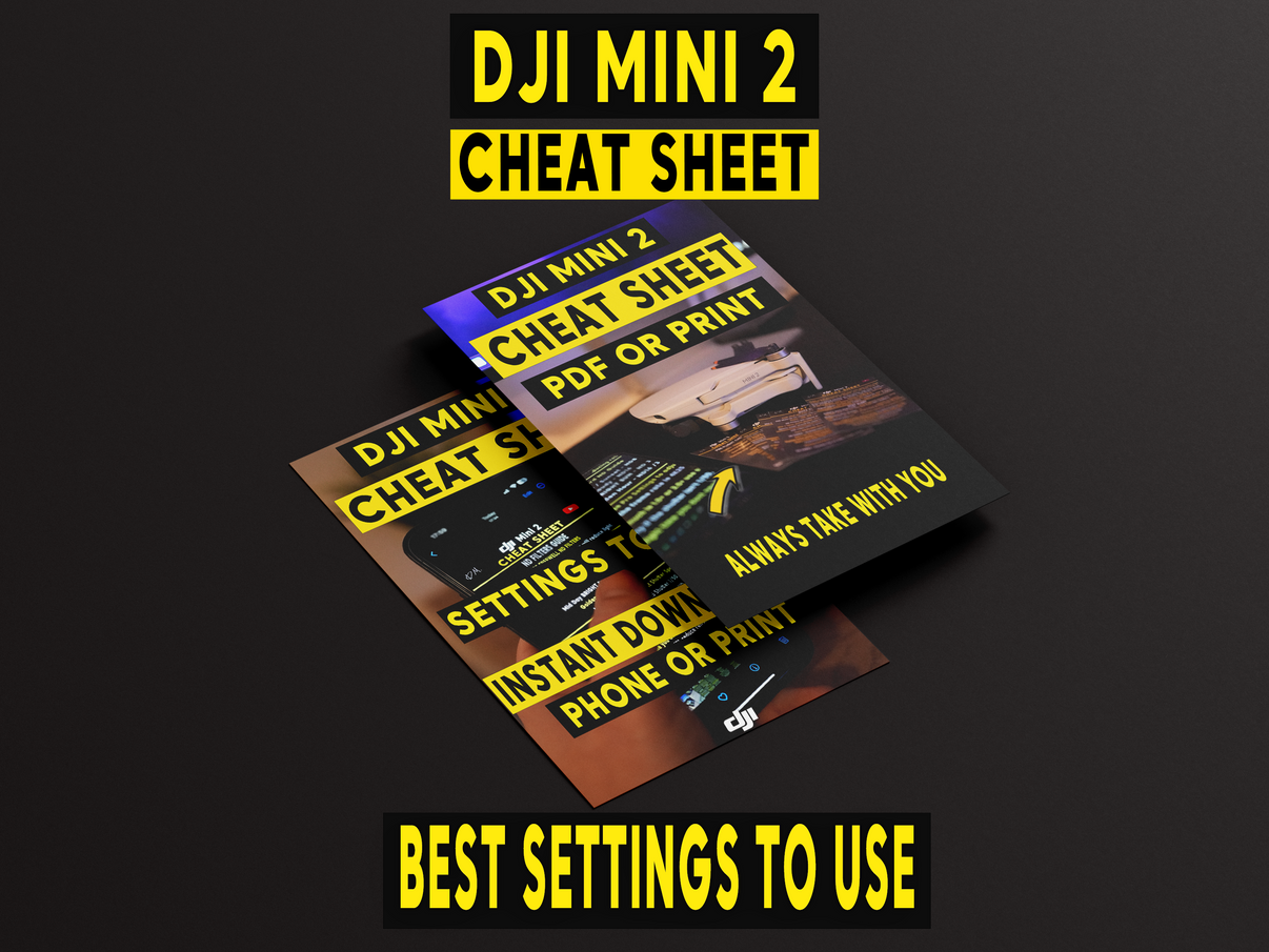 DJI Mini 2 CHEAT SHEET – DMProVisuals