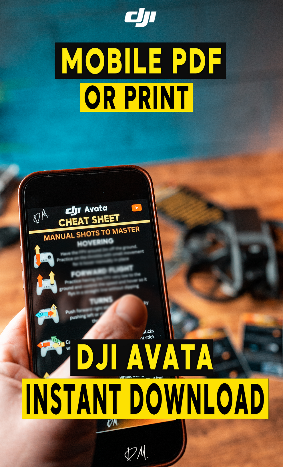 DJI Avata Cheat Sheets - FLY APP Settings – DMProVisuals